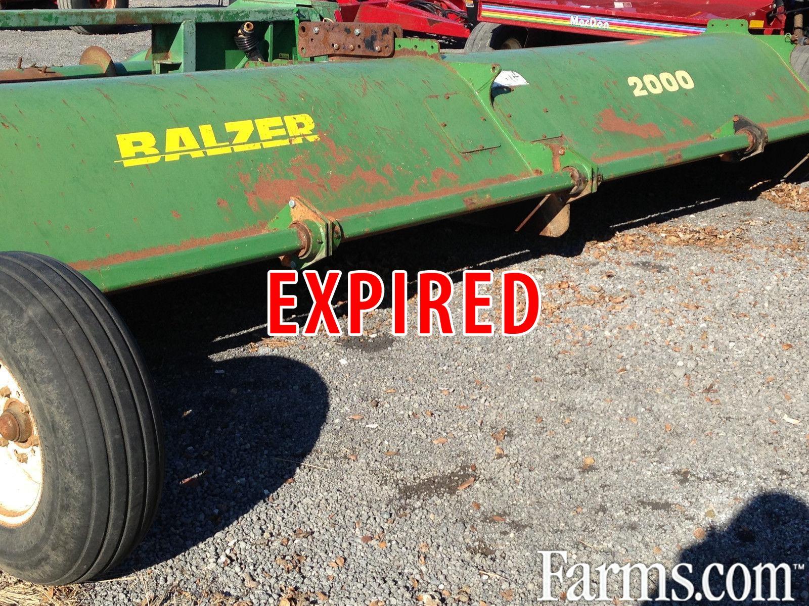Balzer Stalk Choppers / Flail Mowers for Sale | USFarmer.com