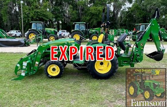 2023 John Deere 3025E with Backhoe for Sale | Farms.com