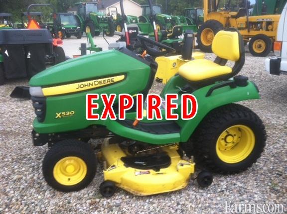 2010 John Deere X530 Riding Lawn Mower for Sale | Farms.com