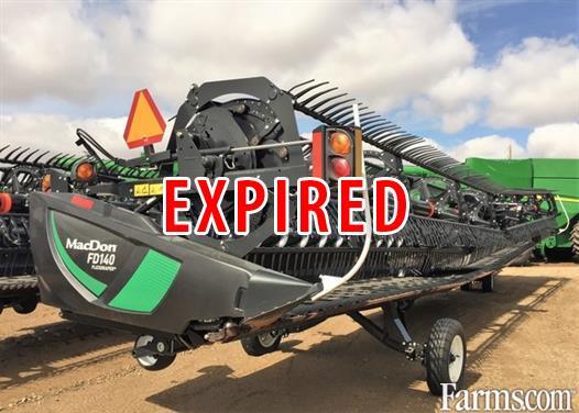 MacDon Industries 2018 FD140 Headers - Other for Sale | USFarmer.com