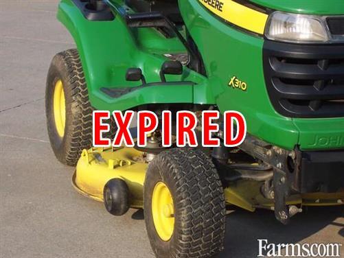 John Deere 2012 X310 Riding Lawn Mowers for Sale | USFarmer.com