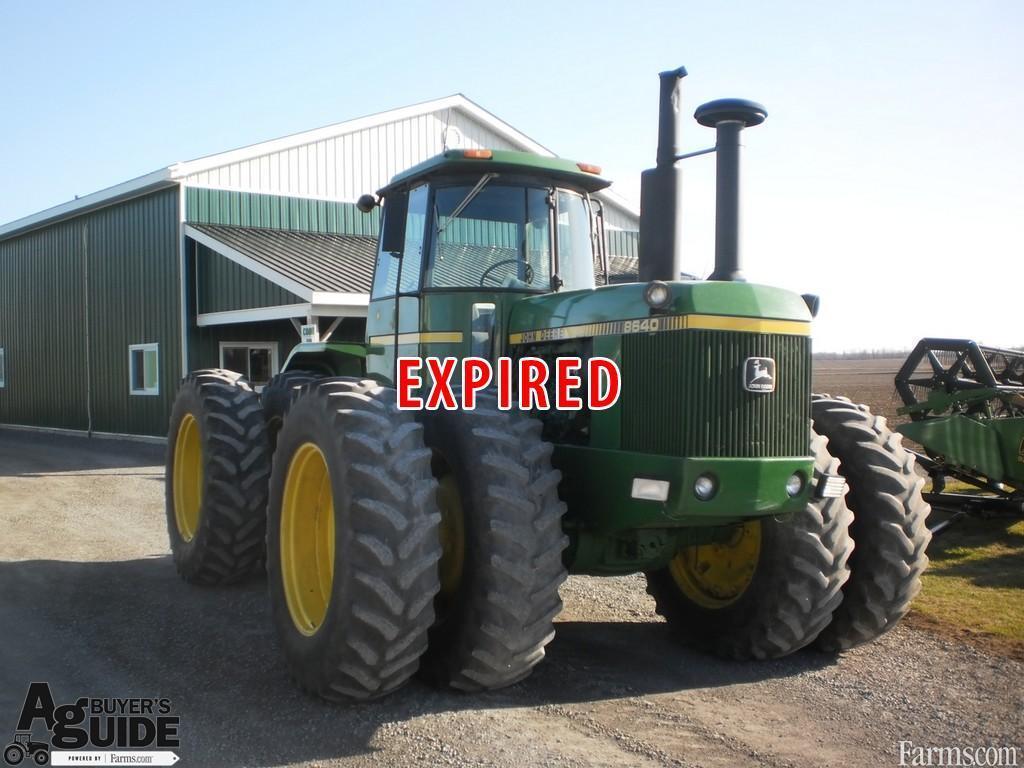 1981 John Deere 8640 Tractor 4WD for Sale | Farms.com