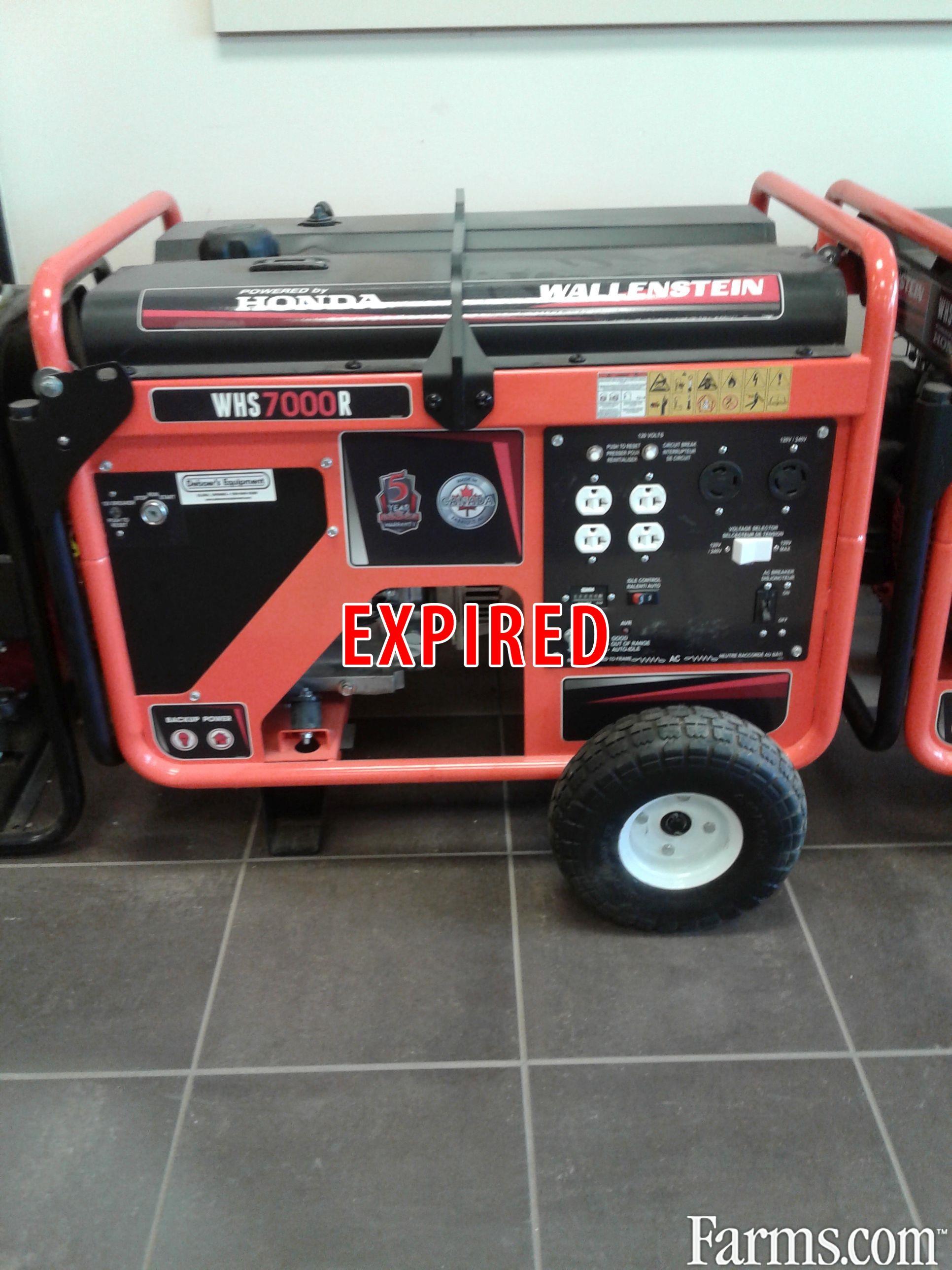 Wallenstein WHS7000R Generator for Sale | Farms.com