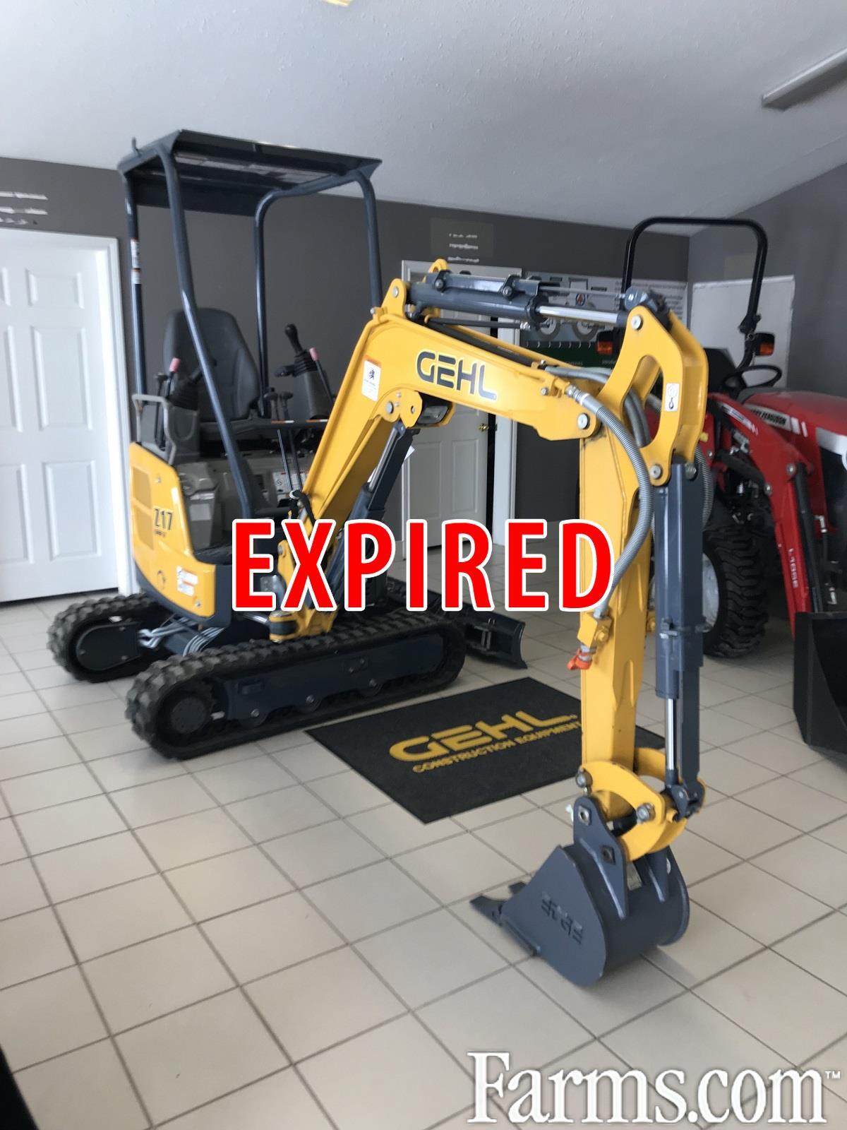 2017 Gehl Z17 Excavator - Compact for Sale | Farms.com
