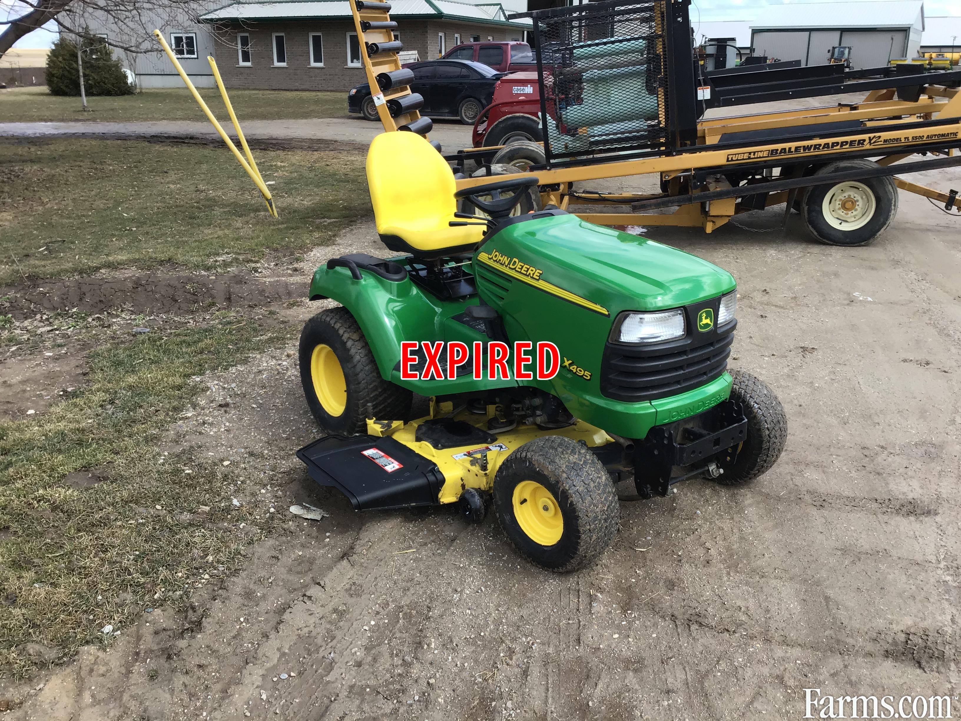 John Deere X495 Riding Lawn Mowers for Sale | USFarmer.com