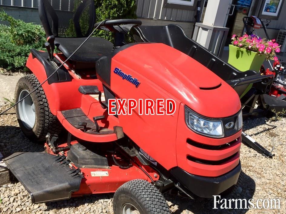 2016 Simplicity BROADMOOR Lawn Tractor for Sale | Farms.com