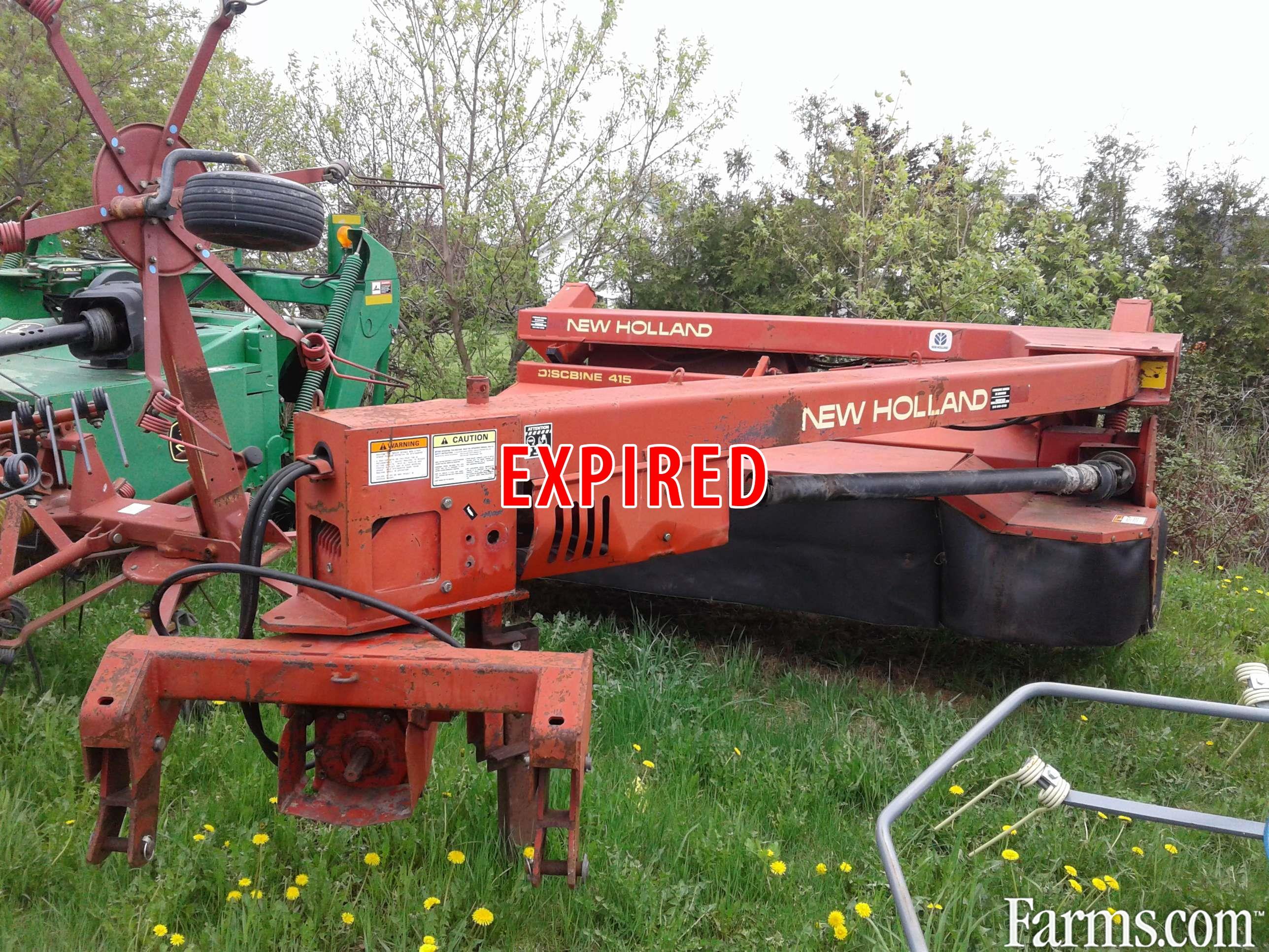 New Holland 415 Disc Mower Conditioner for Sale | Farms.com