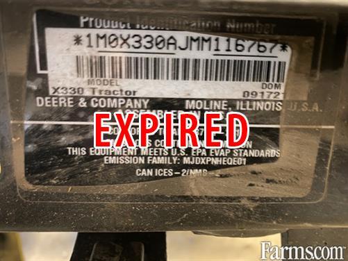 2021 John Deere X330 for Sale | Farms.com