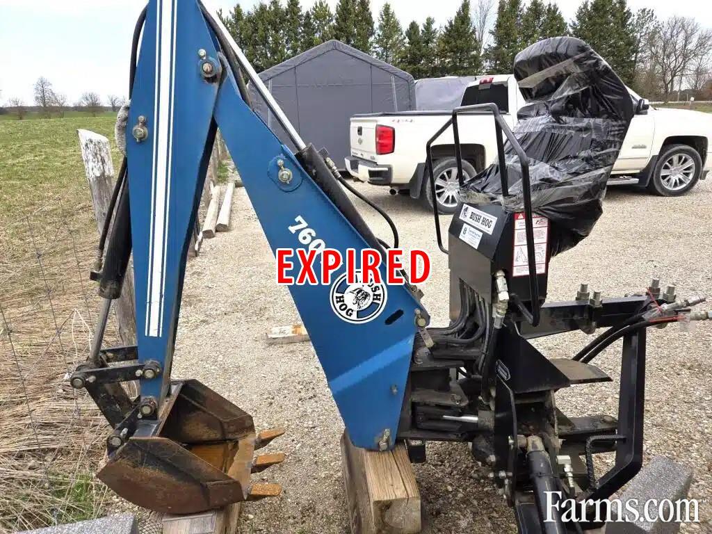 Used 2014 Bush Hog 760H Backhoe Tractor for Sale | Farms.com