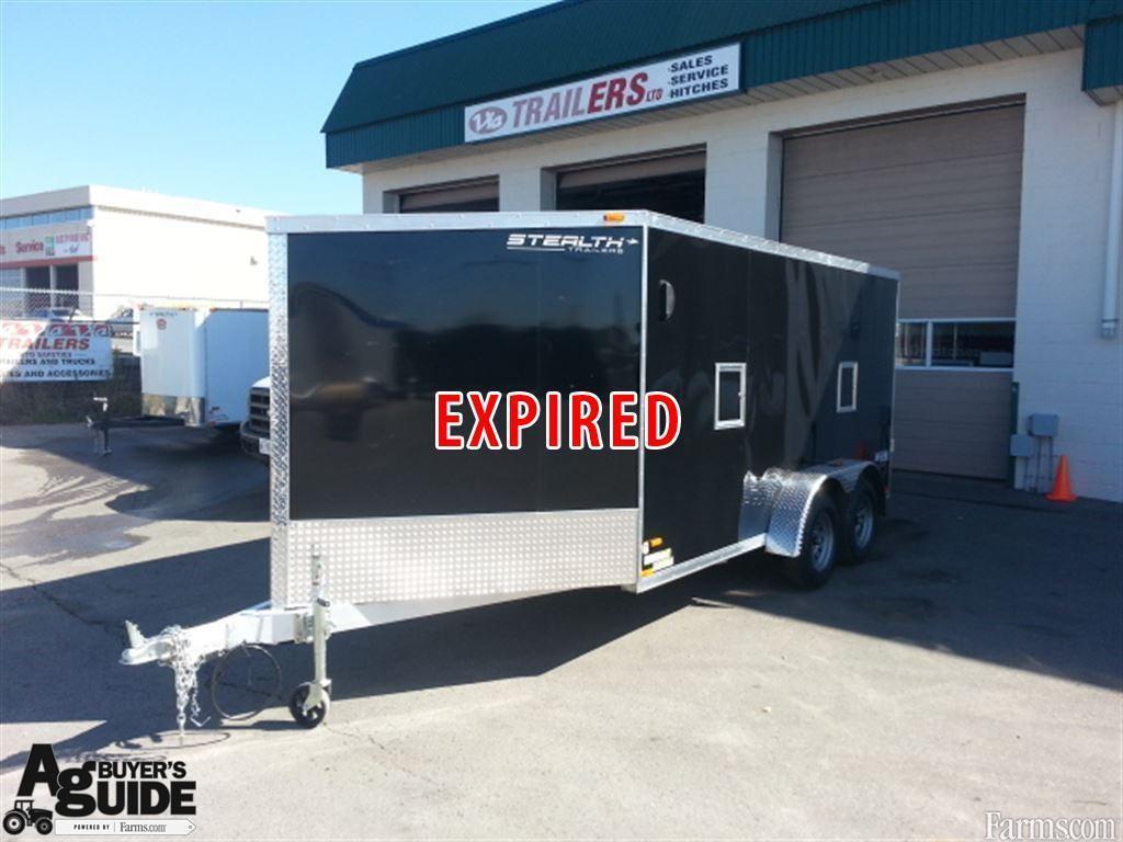 2014 Stealth Trailers 2014 Stealth Apache 7X23 Aluminum Sled Trailer ...